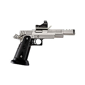 C-MORE Systems Micro Red Dot Sight RTS2B V5 Plus Rail Mount, 3 MOA, 1x Magnification, Made of Aircraft Grade Aluminum, Ultra Bright, All Weather, Waterproof, Lightweight, Matte Black Finish