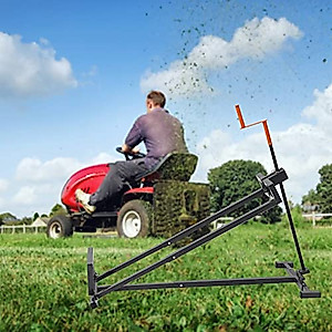 Lawn Mower Lift Jack -Lifting Platform 882 Lbs Capacity for Garden Tractors and Lawn Mowers with Manual Handle & Power Tool Extension Handle