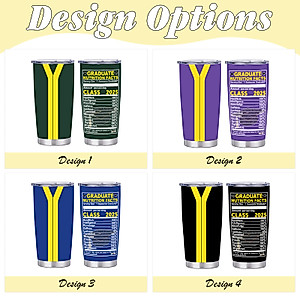 Personalized Graduation Tumbler with Name, Class Of 2025 Custom Tumblers, Personalized Graduate Gifts for College Students, Custom Graduation Cups