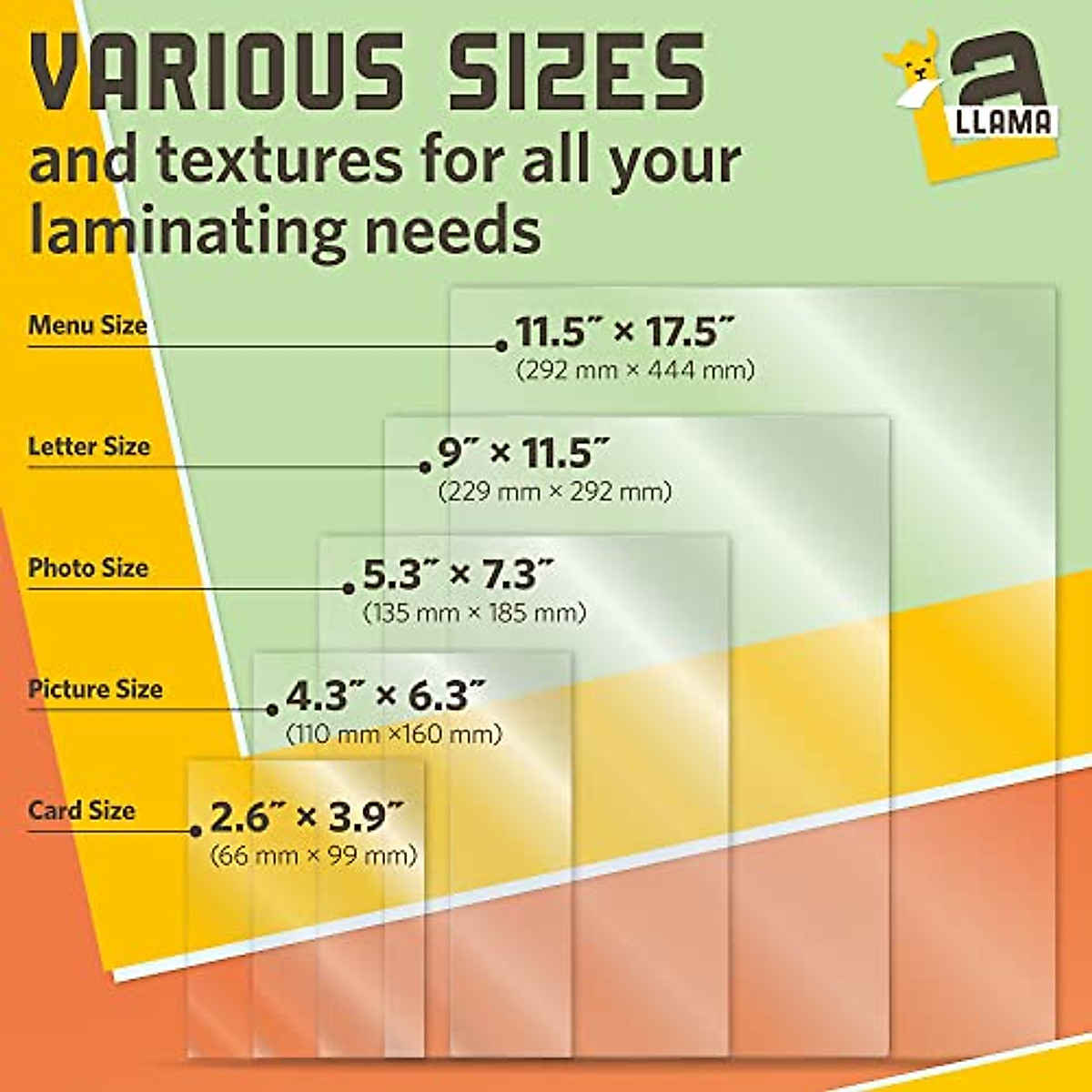 Thermal Laminating Pouches, 11.5 x 17.5 Inches, 3 Mil, 20 Pack of Menu Size Large Thermal Laminating Sheets, Suited for Laminating Sheets 11x17
