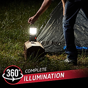 ENERGIZER LED Lantern X1500 (2-Pack), IPX4 Water Resistant Tent Lights, Super Bright Battery Powered Lanterns for Camping, Outdoors, Emergency