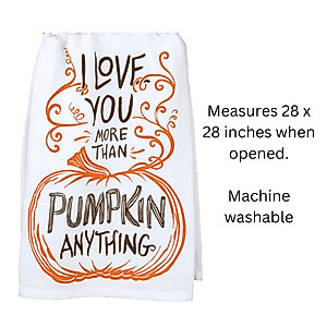 Thanksgiving Pumpkin Spice Kitchen Towel Fall Autumn Home Decor, Set of 2, Kitchen Decorations