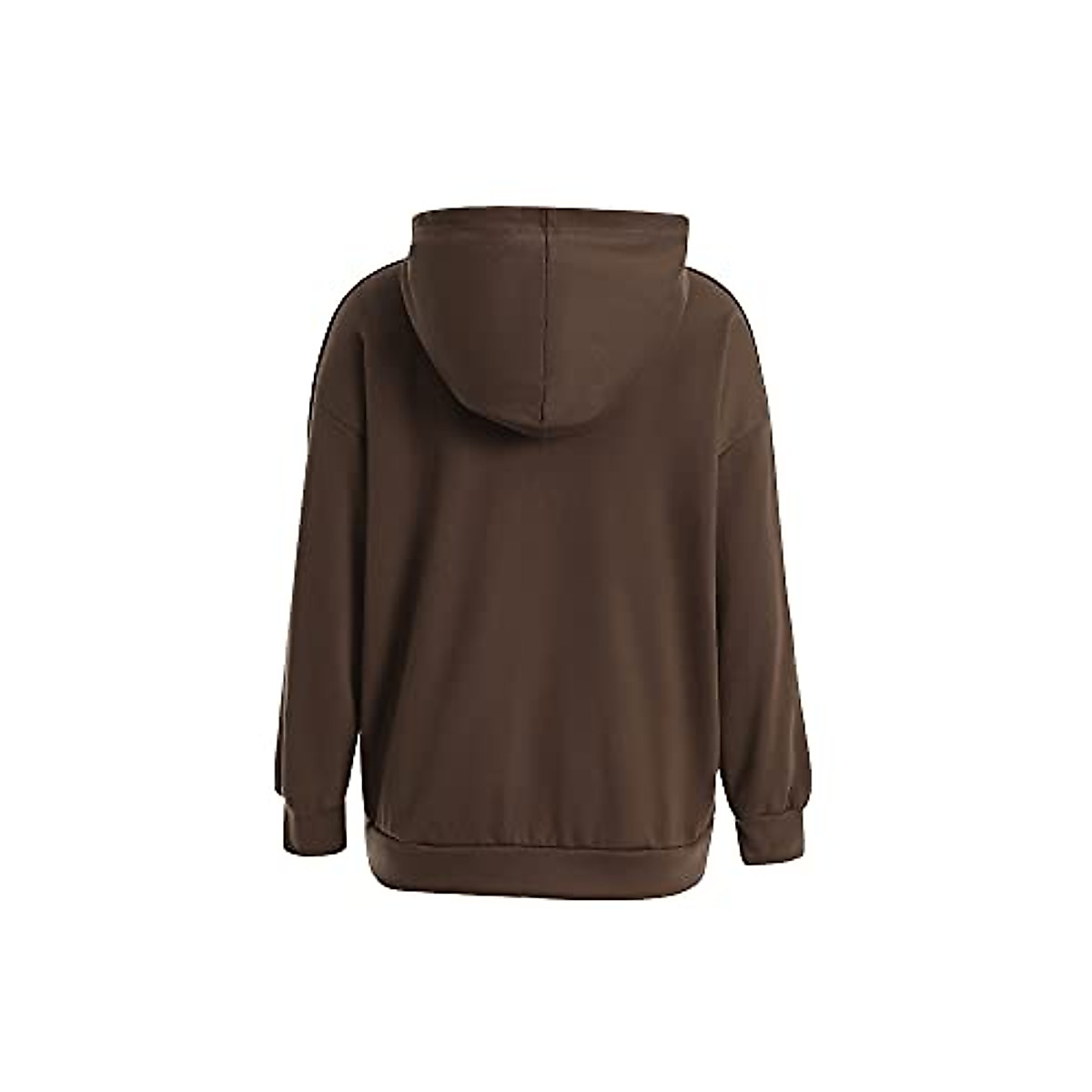 Print Zip Up Hoodie Women Men Vintage Graphic Aesthetic Sweatshirt Y2k Couple Jacket Harajuku Goth Streetwear (Coffee Angel , Large )