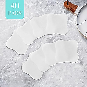 40 Pieces Soothing Gel Pads Hydrogel Reusable Nipple Pads Breastfeeding Essentials Nursing Pads Breast Pads Cooling Relief for Moms Sore Nipples from Pumping or Nursing