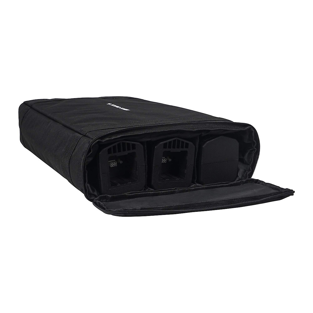 Sound Town Portable Line Array Column PA/DJ System with Sub Bass Module, TWS Bluetooth, Built-in 3-Channel Mixer, Carry Bag (CARPO-L1)