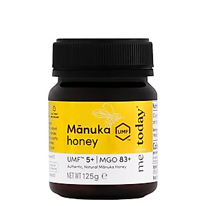 Me Today - Manuka Honey UMF 5+/MGO 83+ from New Zealand (4.4oz) Authentic, Raw & Unpasteurized