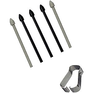 Ubrokeifixit Galaxy Tab S7 Plus Touch Stylus S Pen Replacement Tips/Nibs for Samsung Galaxy Tab S6 Lite 10.4" P610 P615 2020",Tab S7 11.0",Tab S7+/S7 Plus 12.4" (Tab S6 Lite/S6 Nibs-Black)