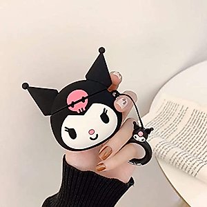 Silicone Case Compatible with Beats Studio Buds, Cute 3D Cartoon Funny Food Design for Kids Girls Teens Boys Cover, Soft Silicone Fashion Character Skin Case (Kulomi)