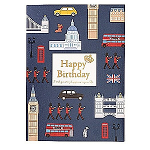 Gakken Sta:Ful Happy Birthday Laser Cut London Pop Up Greeting Card