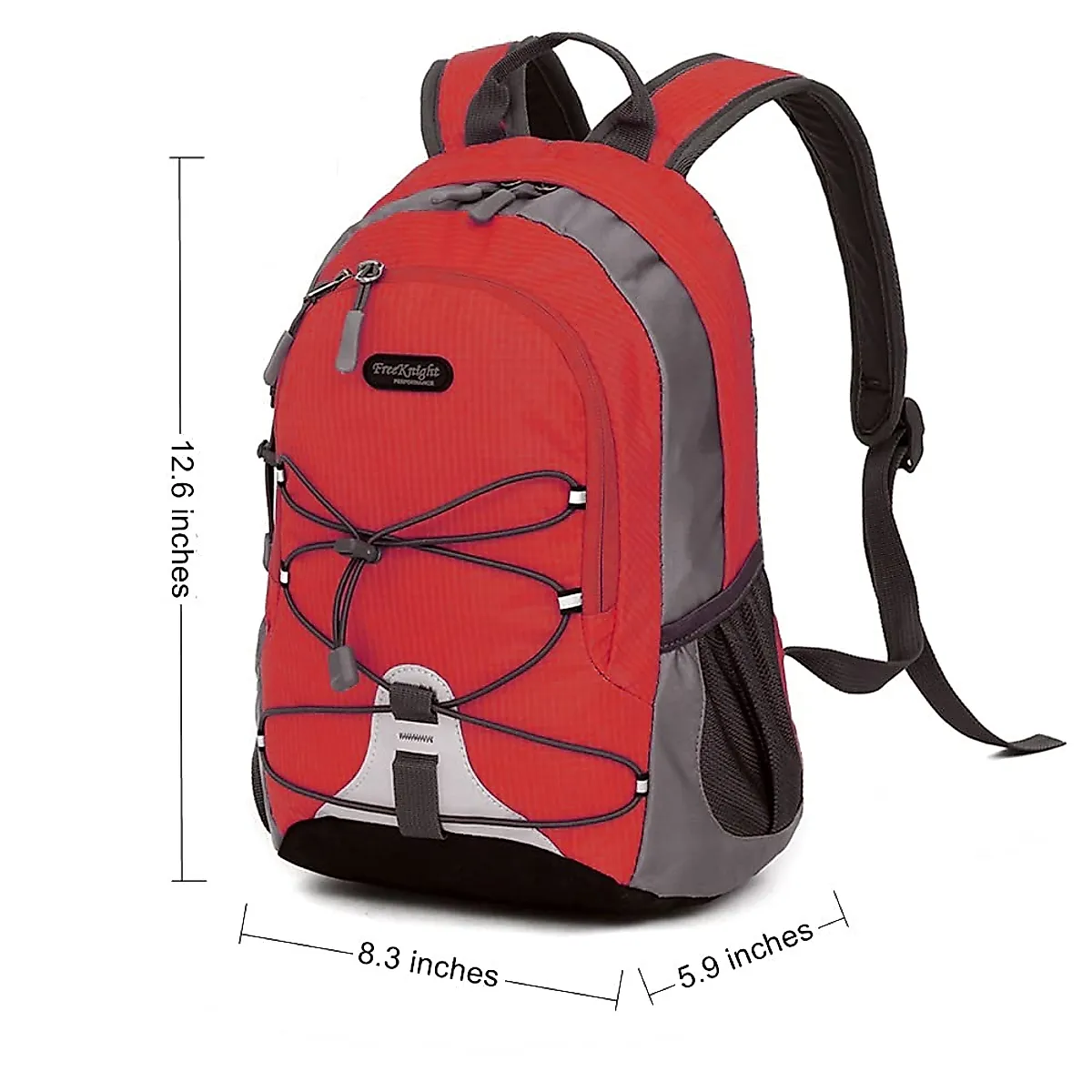 10L Small Hiking Backpack for Kids Ages 3-6 Girls Boys Under 4 feet, Mini Waterproof Outdoor Sport Travel Camping Daypack (Red)