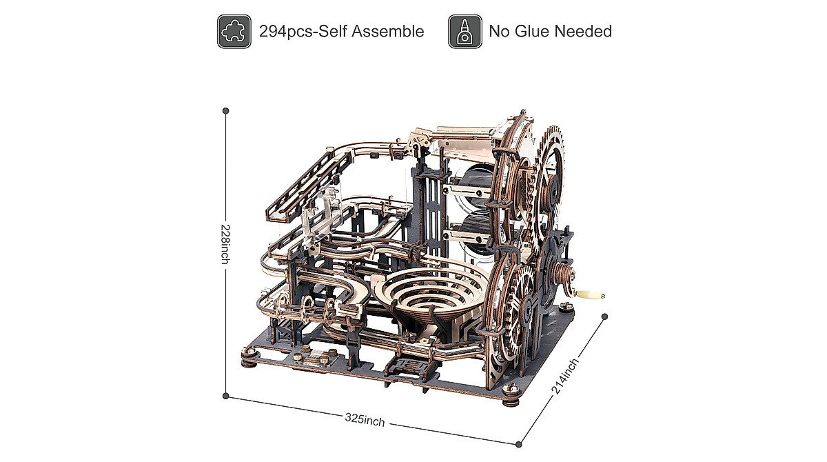 ROKR 3D Wooden Puzzle – Fun Marble Run for Adults
