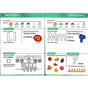 PRE-K - Morning Starters Educational Workbooks - v10