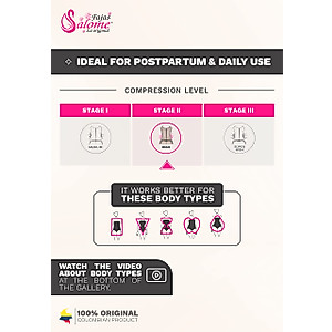 Salome 0313 Vest Girdle Colombian Waist Trainer Fajas Reductoras y Moldeadoras Cinturillas Colombianas de Mujer para Adelgazar Black M