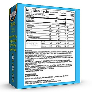 Skittles Singles To Go Tropical Variety Pack, Watertok Powdered Drink Mix, Includes 4 Flavors, Strawberry Starfruit, Mango Tangelo, Kiwi Lime, Pineapple Passionfruit, 1 Box (30 Servings)