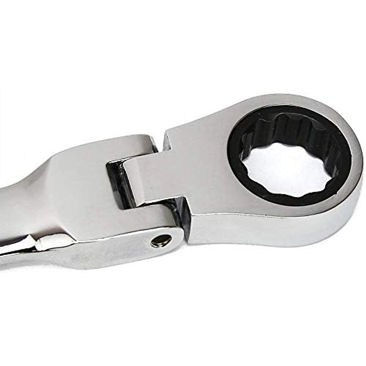 XtremepowerUS 7-Piece Flex-Head Ratcheting Combination Wrench Set, Wrenches with 72-Tooth, SAE 3/8" To 3/4" Set