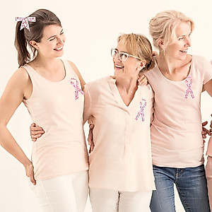 Breast Cancer Awareness Ribbon 25 Yards 1 Inch White Ribbon Pink Ribbon Breast Cancer Grosgrain Ribbon for Breast Cancer Awareness Accessories Cheer Bows Party Decorations Crafts Wreath Hair