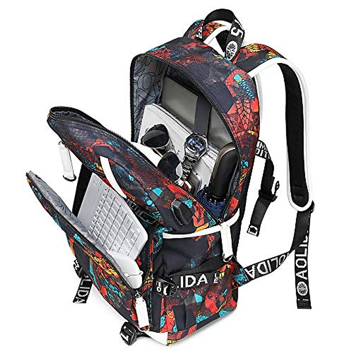 Oxford Students School Backpack Laptop Knapsack Travel Bags Waterproof Schoolbag Daypacks (6)