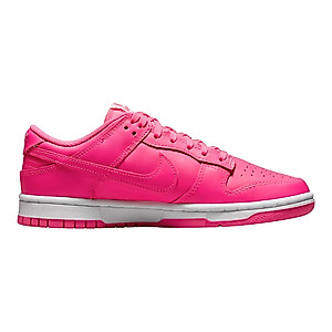 Nike Women's Dunk Low Shoes, Hyper Pink/White/Hyper Pink, 7.5