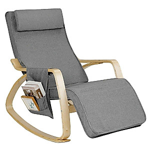 UYSB Comfortable Rocking Chair Living Room Lounge Chair Relaxing Rocker Adjustable Chair Rocking Chair Rocker Chair Rocker Camp Chair Rocker Recliner Rocking Camp Chair Rocking Chairs