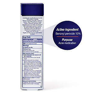 Clearasil Ultra Rapid Action Vanishing Treatment Cream, 1 oz. (Pack of 3)