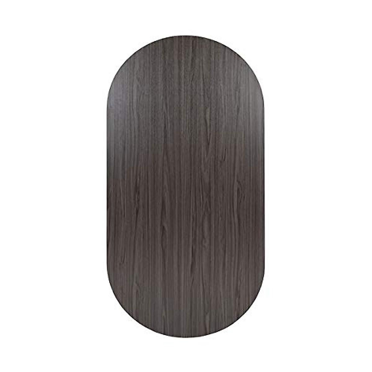 Flash Furniture Jones 6 Foot (72 inch) Oval Conference Table in Rustic Gray