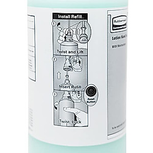 Rubbermaid FG4013111, Oneshot Liquid Hand Soap 800ml Lotion Soap with Moisturizer Refill - Lot of 4