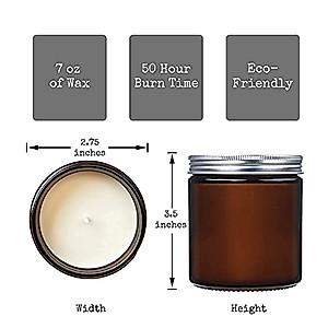 Lavender Candles Gifts for Women - I'd Rather Give You a Hug - Scented Candles are The Ideal Funny Gifts for Women in Your Life (Lavender 7oz)