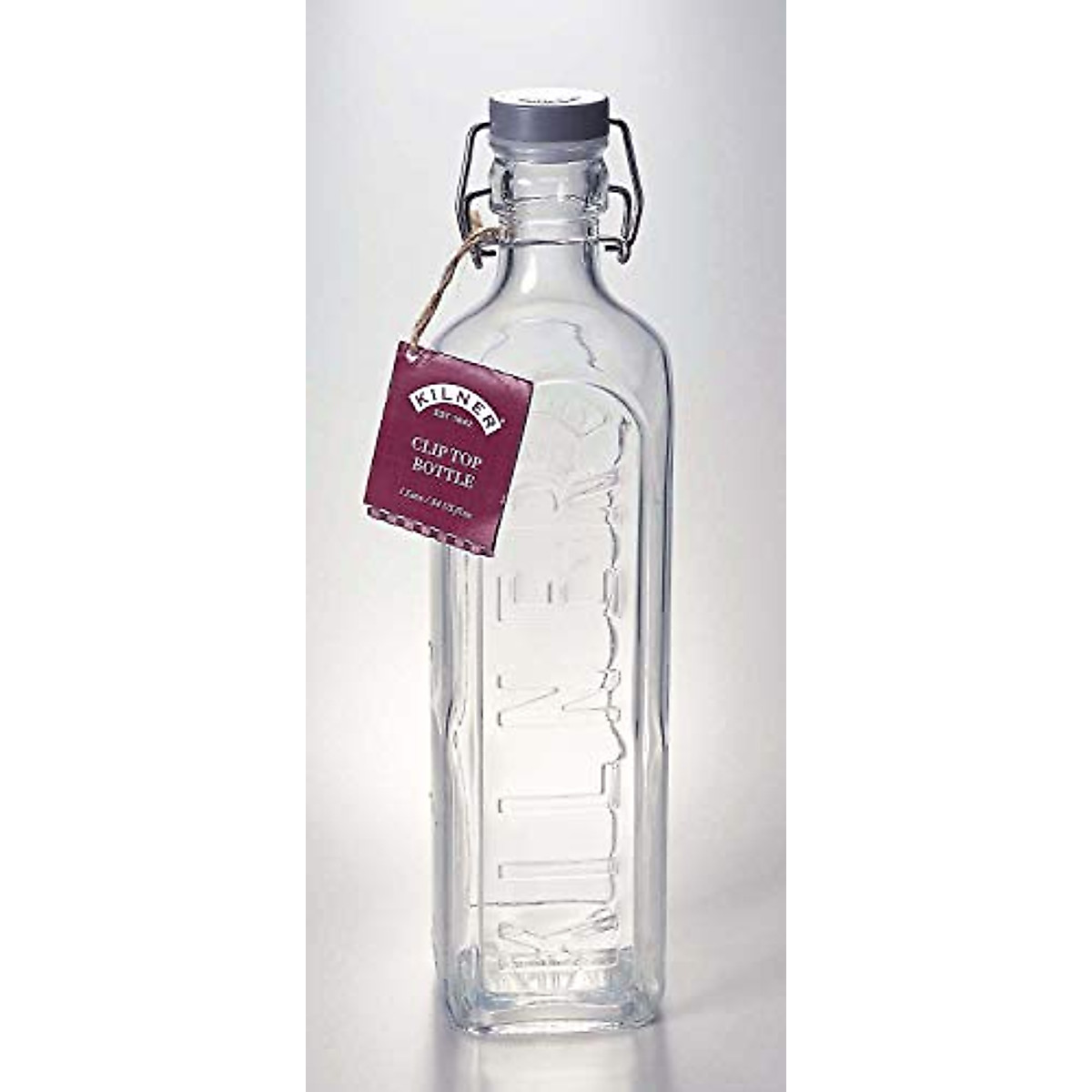 Kilner Clip Bottle, 33.8 fl oz (1 L), Clear
