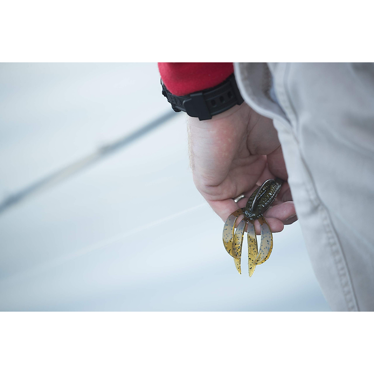 Berkley 1457698 Powerbait Pit Boss Soft Bait, 4" Bait Length, Blaack Blue, Package of 8