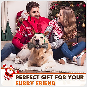 Dog Toys for Aggressive Chewers, Indestructible Dog Bones for Aggressive Chewers, Tough Dog Chew Toy for Heavy Duty Dogs, Big Dog Teething Toys with Durable Nylon for Large/Medium Breed Puppies…