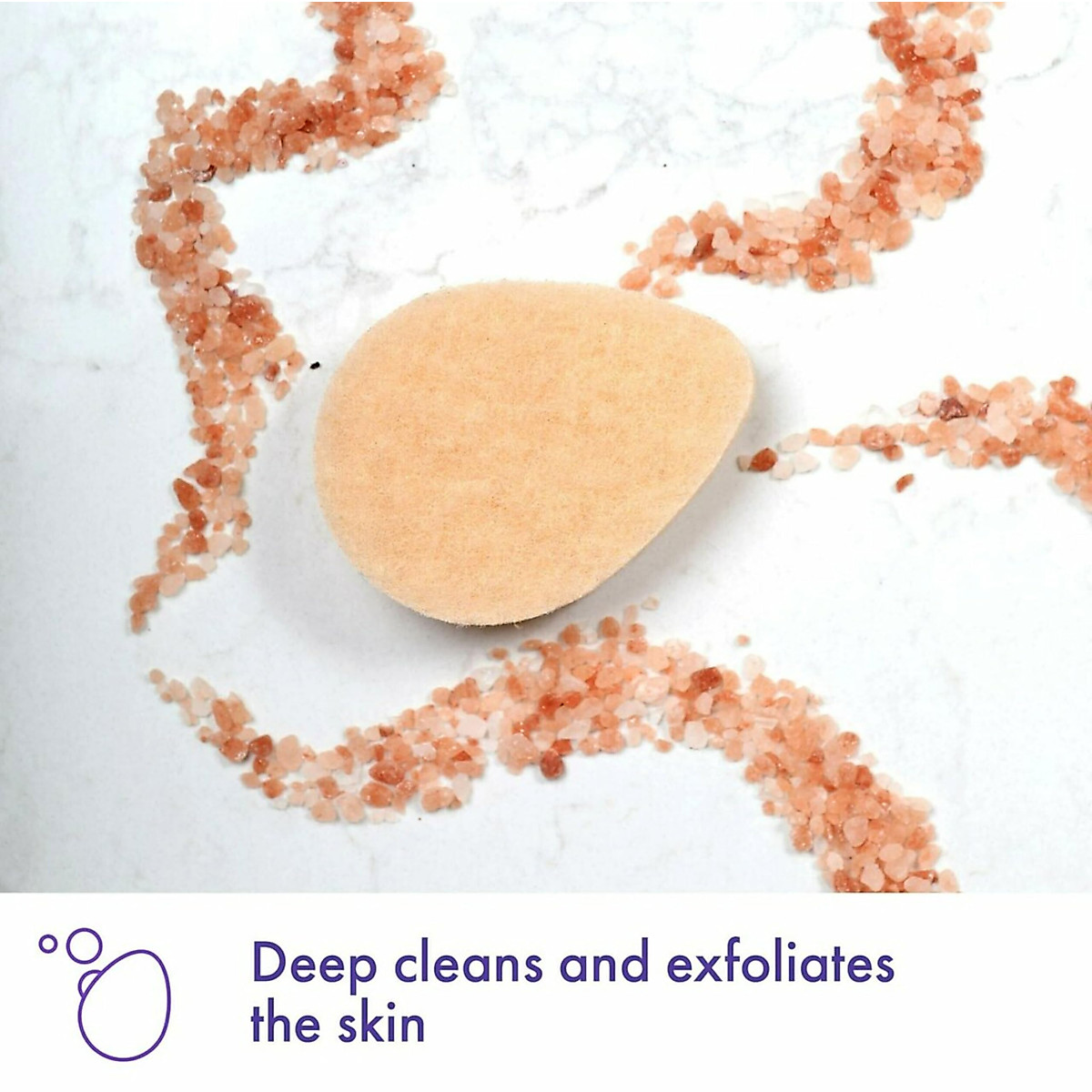 Buf-Puf Gentle Facial Sponge, Dermatologist Developed, Removes Deep Down Dirt & Makeup That Causes Breakouts and Blackheads, Reusable, Exfoliating, 6 Count