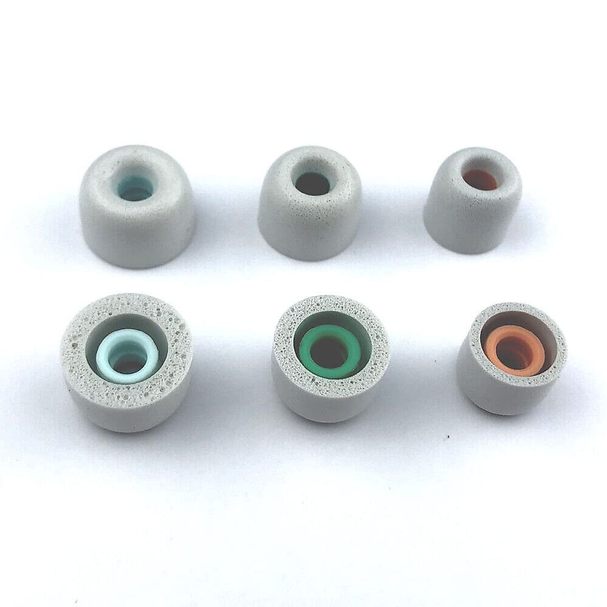 JNSA Replacement Earbud Tips Memory Foam Ear Tips Noise Isolation Foam Eartips Compatible with Sony WF-1000XM4 WF-1000XM3 Earbud Headphones, [Fit in Case],3 Pairs,Silver (FoamXM4S3P)