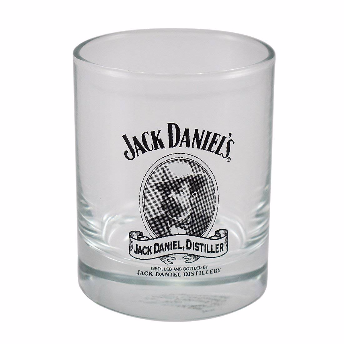 Jack Daniels Cameo Design Glass Shot Glass 2 Ounce