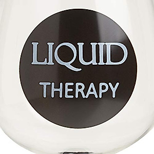 Guzzle Buddy 2GO Unbreakable Tritan Plastic Wine Bottle Glass, It Turns Your Bottle Into Your Glass, Liquid Therapy