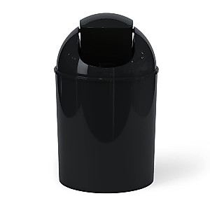 Umbra Mini Waste Can 1-1/2 Gallon with Swing Lid, Matte