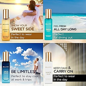 Unisex Cologne Set | Includes: Honey Oud, Skai, Fresh, White Oud | Perfect Luxury Fragrance Gift for Him & Her | Perfume for Women & Men | 4 * 20ML ((4x0.68 fl. oz.)