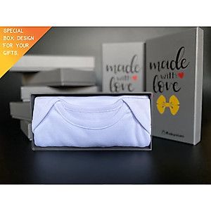 In a Gift Box, New, Funny Daddy Baby Onesie for Boy, Girl, Infant, 1st Time Father Birthday, Dad is Always Right Cute Bodysuit, Gender Neutral Clothes