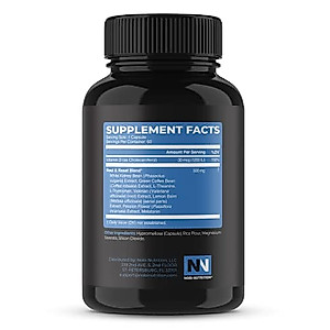 Night Time Fat Burner | Shred Fat While You Sleep | Hunger Suppressant & Weight Loss Support Supplements for Women & Men | Burn Belly Fat, Support Metabolism & Fall Asleep Fast | 60 Nighttime Pills