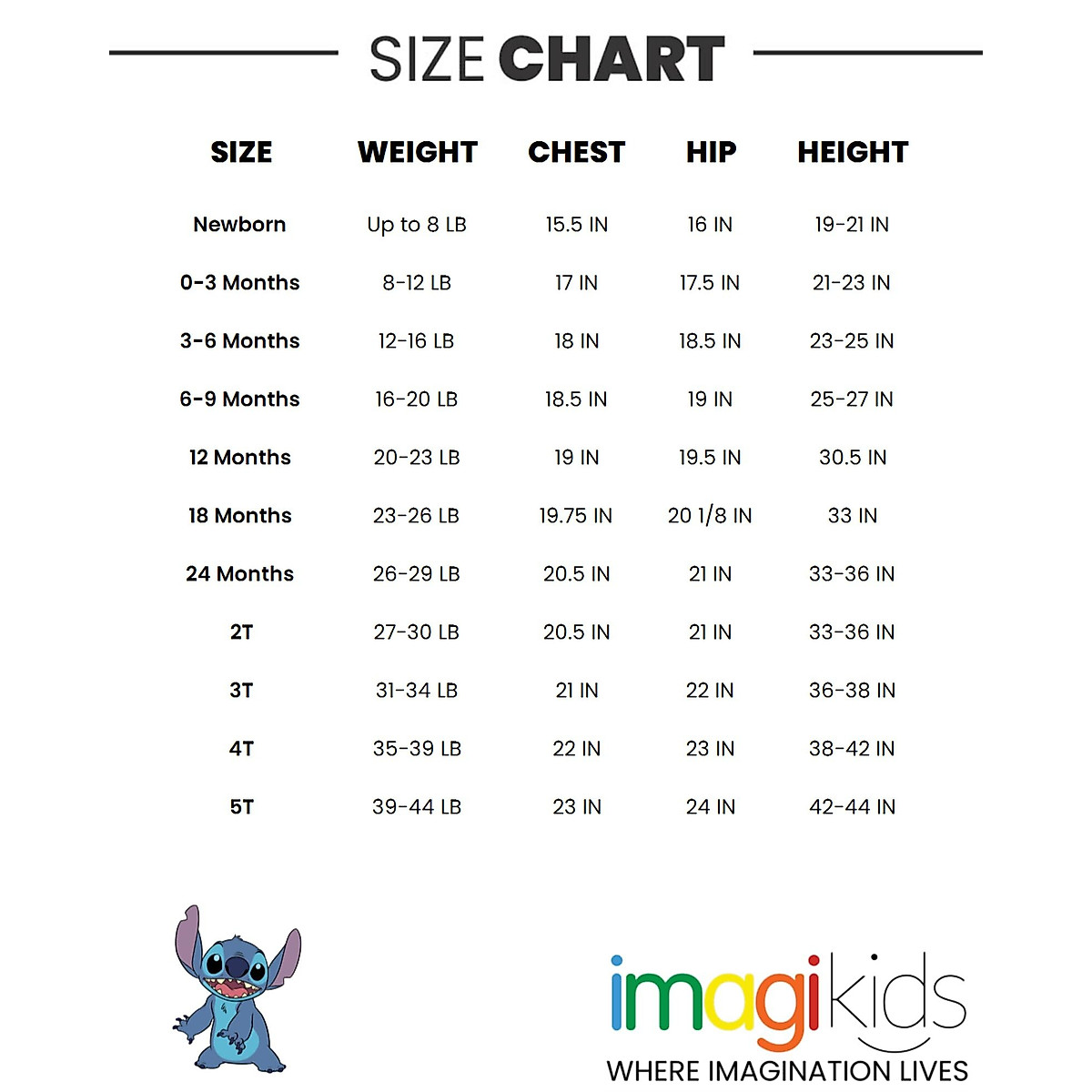 Disney D100 Stitch Mickey Mouse Winnie the Pooh Newborn Baby Boys Bodysuit Multicolor Newborn