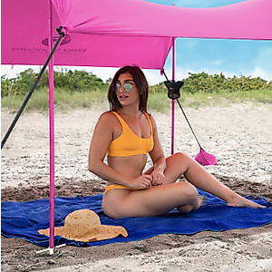 Red Suricata Cup Holder for Drinks – Accessory for Sun Shade Canopy Tent – Attaches to Tent Pole – Holds one Beverage (Cup, Bottle or Can)