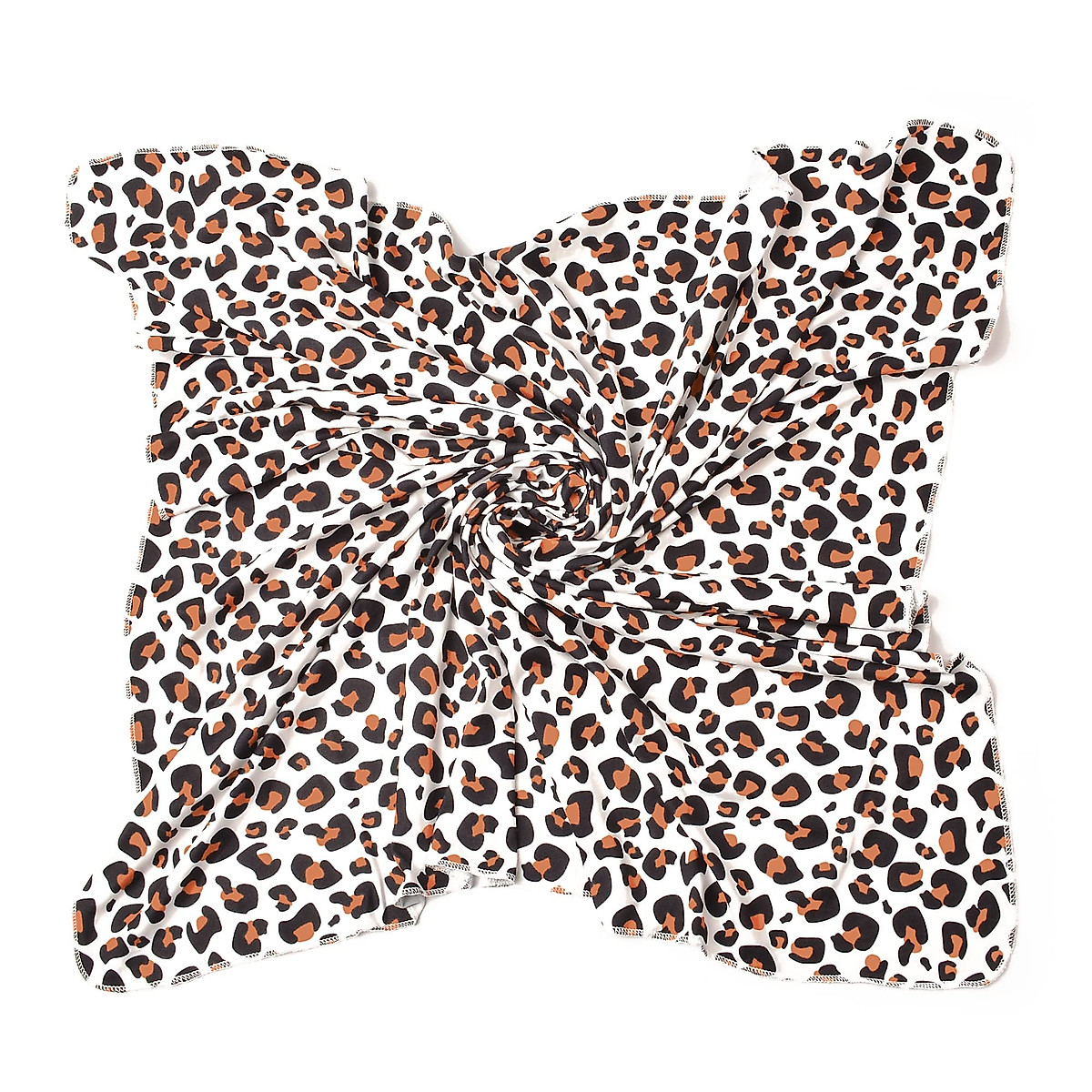 Konssy Baby Girl Newborn Receiving Blanket with Headband Set Baby Swaddle Nursery Swaddle Wrap