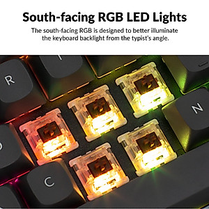 Keychron Q2 Wired Custom Mechanical Keyboard, QMK/VIA Programmable Macro, Full Aluminum, Hot-Swappable Gateron G Pro Brown Switch, 65% Layout Double Gasket Compatible with Mac and Windows - Grey