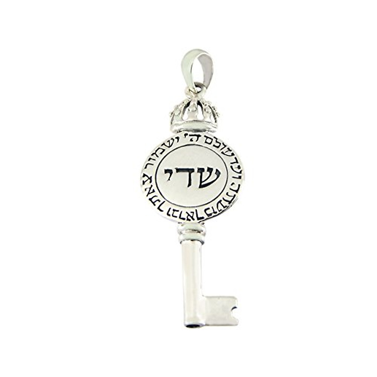Key Livelihood King Solomons Seal Kabbalah Pendant Sterling Silver 925