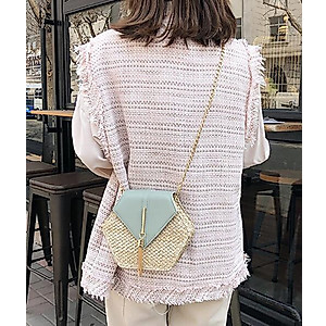 Crossbody Bags for Women Straw Beach Bag Hobo Bag Satchel Bag Tote Handbags Cute Straw Travel Bag Crossbody Bag 2024