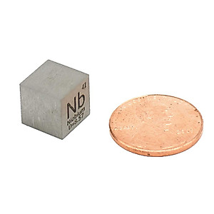 9 Density Cubes for Chemistry Study 0.39" Metal Cube with Density Weight for Periodic Table Collection and Education Co Cr Mo Nb Pb Zr W Y Pb