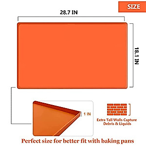 Yaslayp Silicone Griddle Mat Cover for Blackstone Griddle,Blackstone 28" Food Grade Silicone Griddle Mat Cover-Protect Your Griddle BBQ Grill Protective Cover (28 Inch Cover)