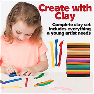 Faber-Castell World Colors Modeling Clay - Modeling Clay for Kids - Sensory Play