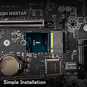 M.2 2230 SSD 256GB SSHARKSPEED NVMe PCIe Gen3.0X4 Internal Solid State Drive, Compatible with Steam Deck，Microsoft Surface pro 7/pro 8+/pro X/laptop3/laptop4/laptop Go, Ultrabook(256GB, 2230 Gen3.0)