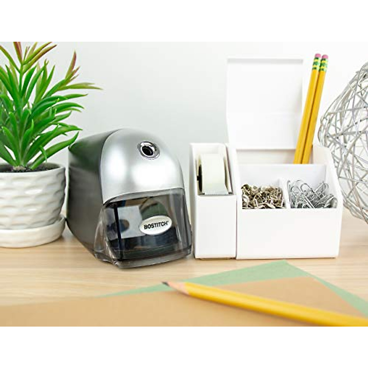 Stanley Bostitch Professional Electric Pencil Sharpener, Quiet Sharp, Long Lifetime