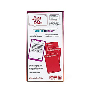 WHAT DO YOU MEME? Slide in The DMS - The Adult Party Game Where The Fun Goes Down in The DMS